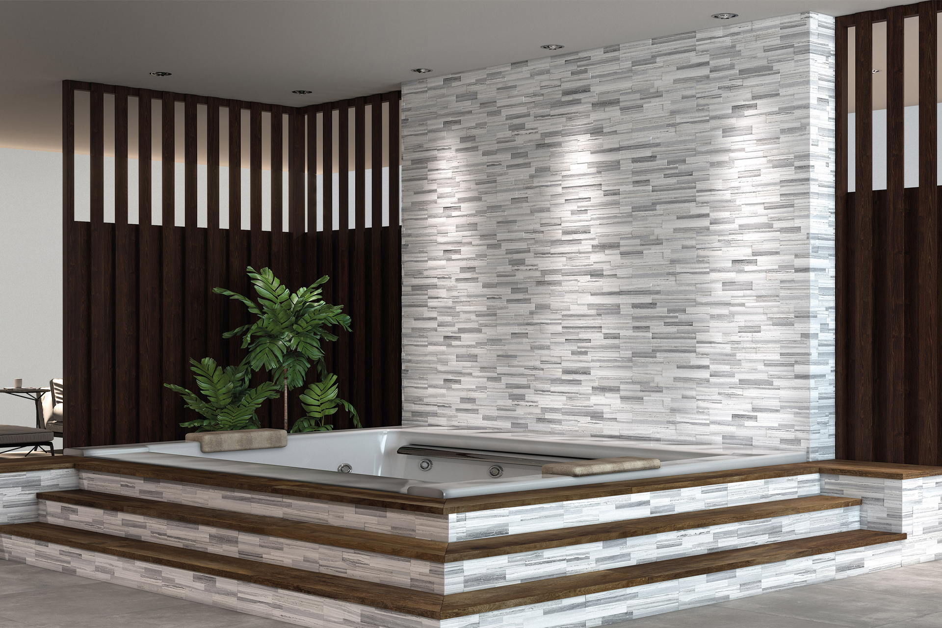 Ceramica Rondine Collection – Palissandro 3D – AIT New Website